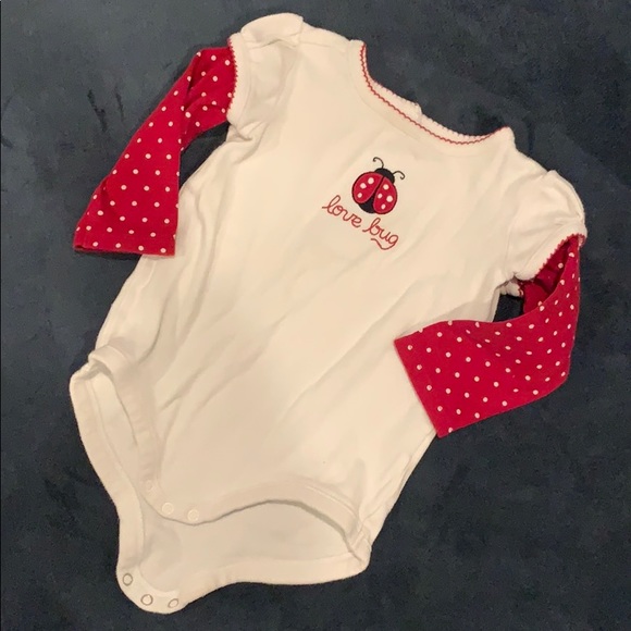 Gymboree | One Pieces | 0 Cotton Love Bug Onesie | Poshmark